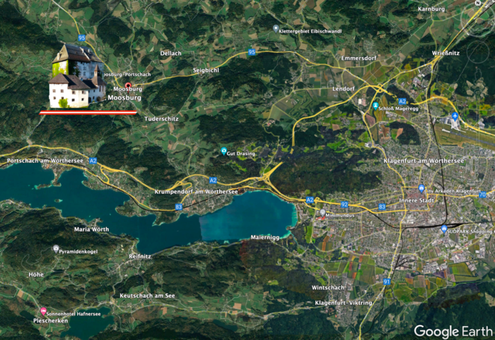Unsere Lage :: schloss-moosburg.at